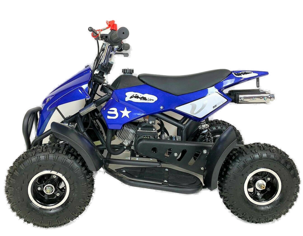 50cc 2 Stroke Quad Bike (Blue) – Pocket Rocket