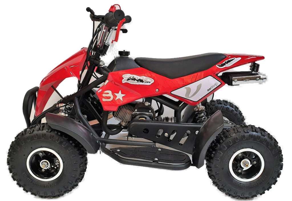 50cc 2 Stroke Quad Bike (Red) – Pocket Rocket